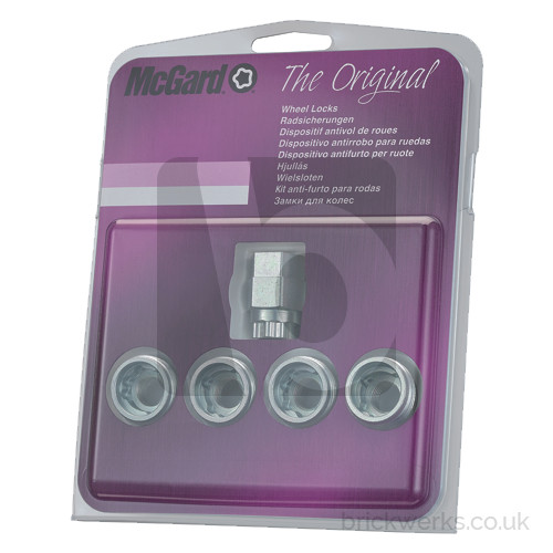 VW Locking Wheel Nut Set - M14x1.5 / Tapered Seat (60°) / 19mm Key