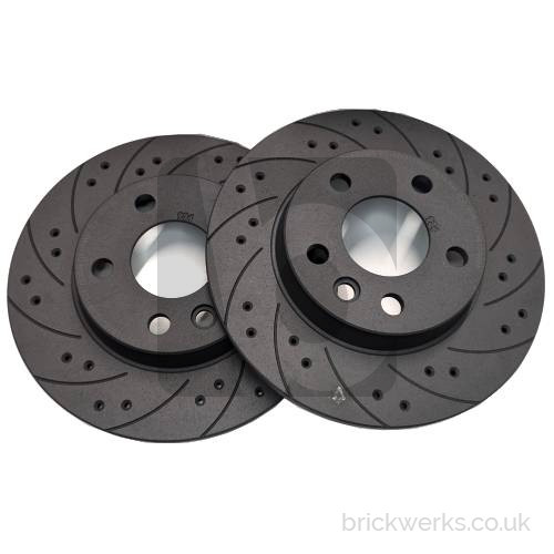 VW Brake Disc Set - T4 / Rear / 15" / '96» / Black Diamond