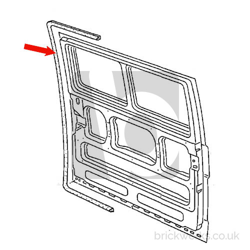 Sliding Door Seal - LT / »'96 / Left and Right | VW T25, Type 25 ...