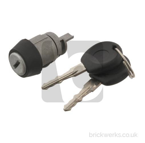VW Ignition Lock Barrel - With 2 Keys / T3 / LT / Caddy