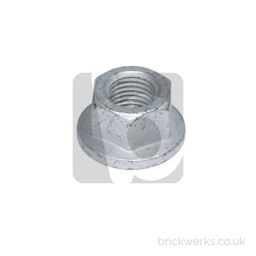 VW Flanged Nut - M14x1.5 / Locking / Zinc Flake