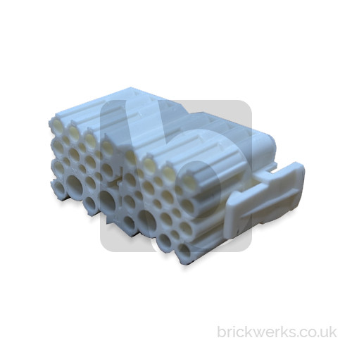 Electrical Connector - CE1 / D / White (Wipers / Main harness) | VW T25 ...