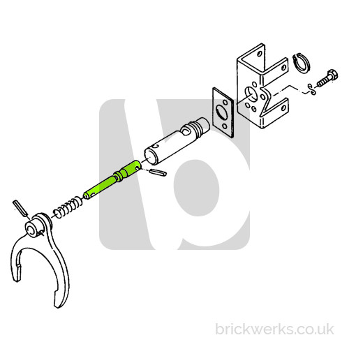 VW Diff Lock Shaft - T3 Syncro / Rear
