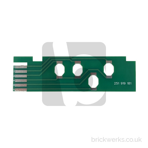 VW Diff Lock Control Panel PCB - T3 Syncro