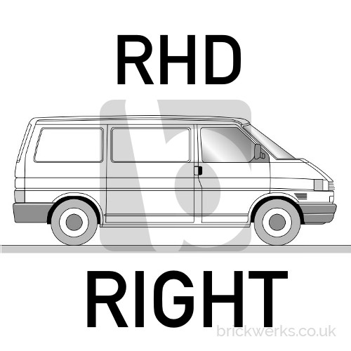 VW Sticker Set - T4 / Pillar Infills / Kombi / RHD